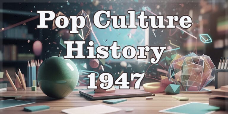 1947 Annual History Facts - History in Popular Culture